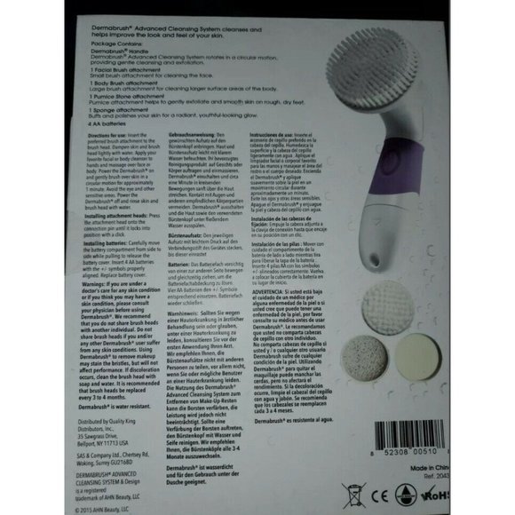 Dermabrush | Skincare | Nib Dermabrush Cleanse Help Revitalize Advanced ...